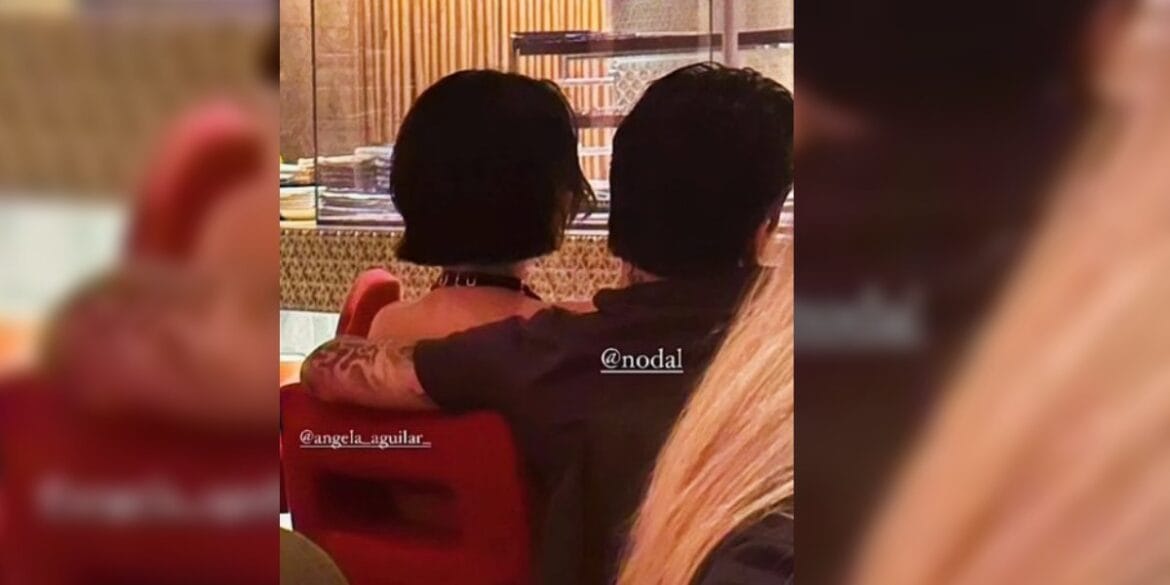 Filtran fotos de Ángela Aguilar usando cadena de Christian Nodal ...